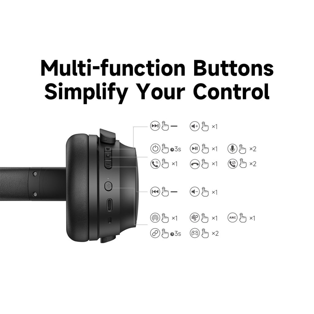 Edifier WH700NB Active Noise Cancelling Bluetooth Headphones | Edifier ...