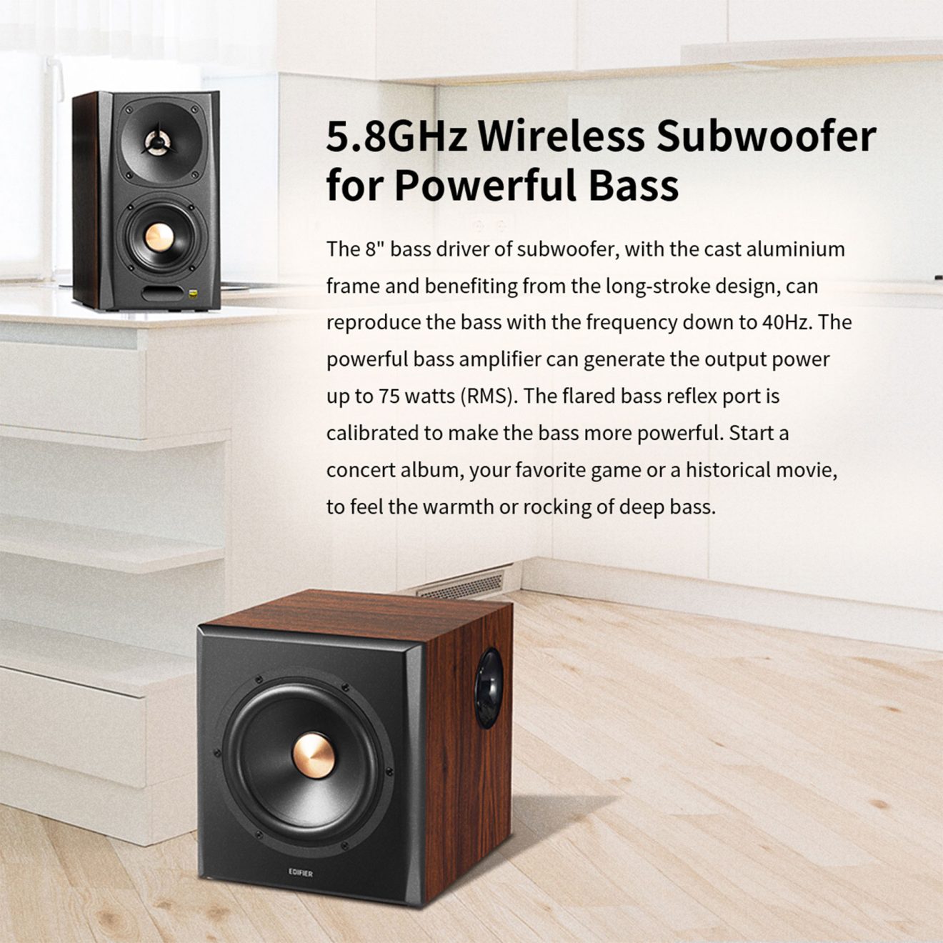 Edifier S360DB 2.1 Hi-Res Speaker System | Edifier Malaysia