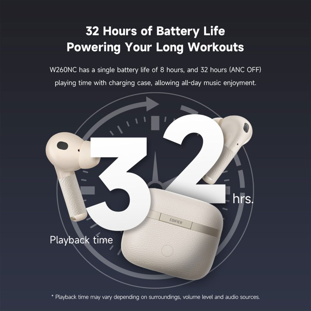 Edifier W260NC True Wireless Bluetooth Earbuds | Edifier Malaysia