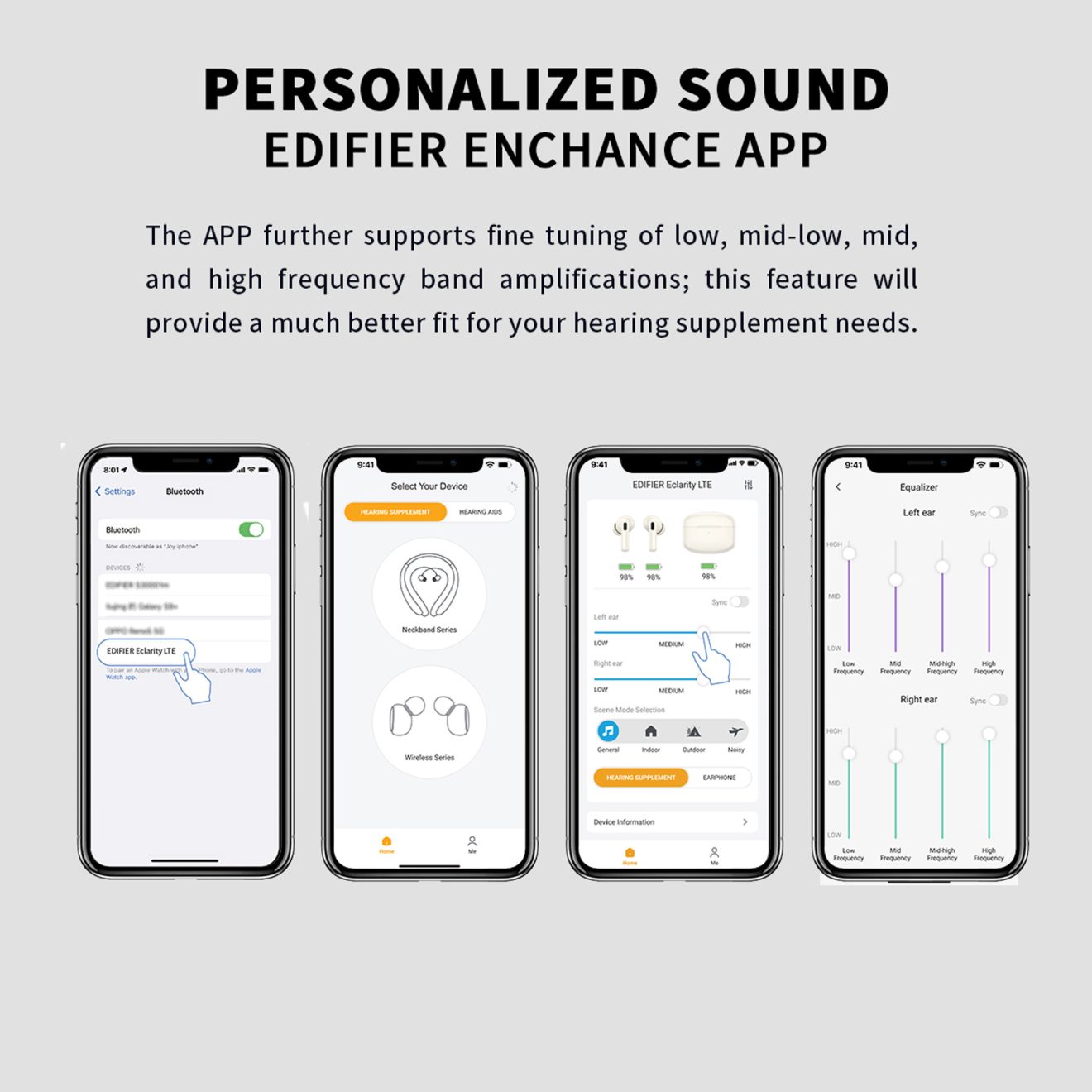 Edifier Edifier Malaysia Edifier Eclarity LTE Hearing Aids Wireless Earbuds