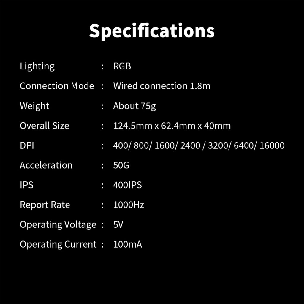 Edifier Malaysia Edifier Hecate G4M Gaming Mouse - Wired | 16000DPi