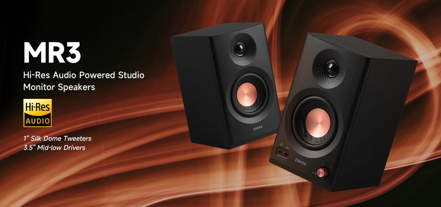 Edifier MR3 Monitor Speaker | headphone jack | Edifier Malaysia