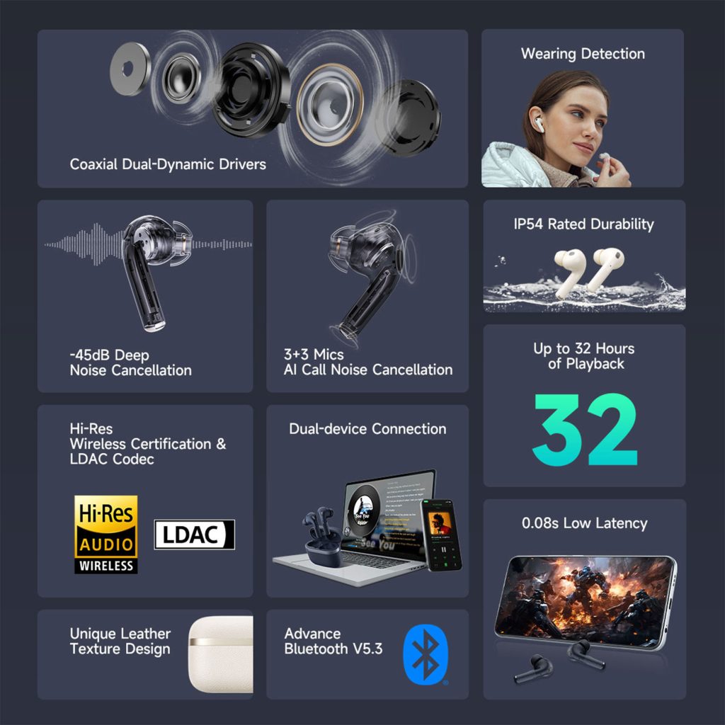 Edifier W260NC True Wireless Bluetooth Earbuds | Edifier Malaysia